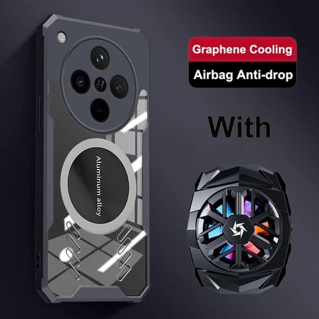 Original Hard Case Oppo FIND X8 / X8 Pro Case Air Vent Cooling Fan ...