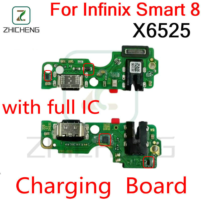 For Infinix Smart 8 X6525 USB with full IC Charging Port Board Dock ...