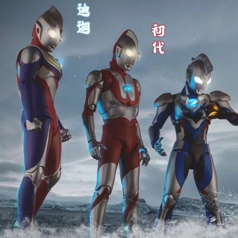 The First Generation Ultraman Real Bone Carving SHF Joint Movable Diga ...