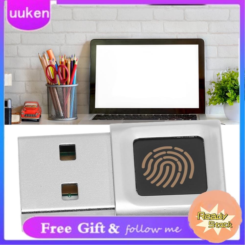 Uukendh USB Fingerprint Reader Mini Scanner PC Dongle Windows Hello for ...
