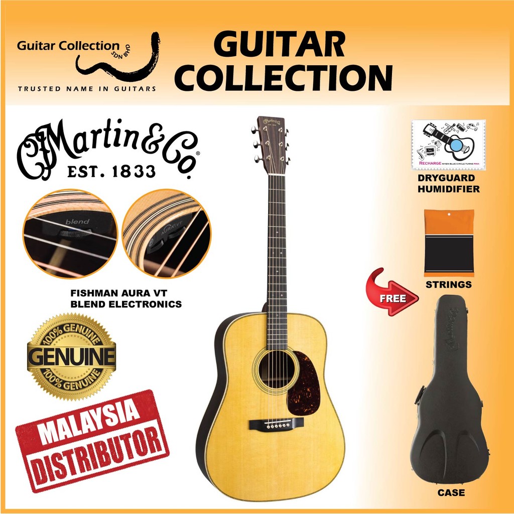 Martin HD-28E | Standard Series | Dreadnought Acoustic-Electric Guitar ...
