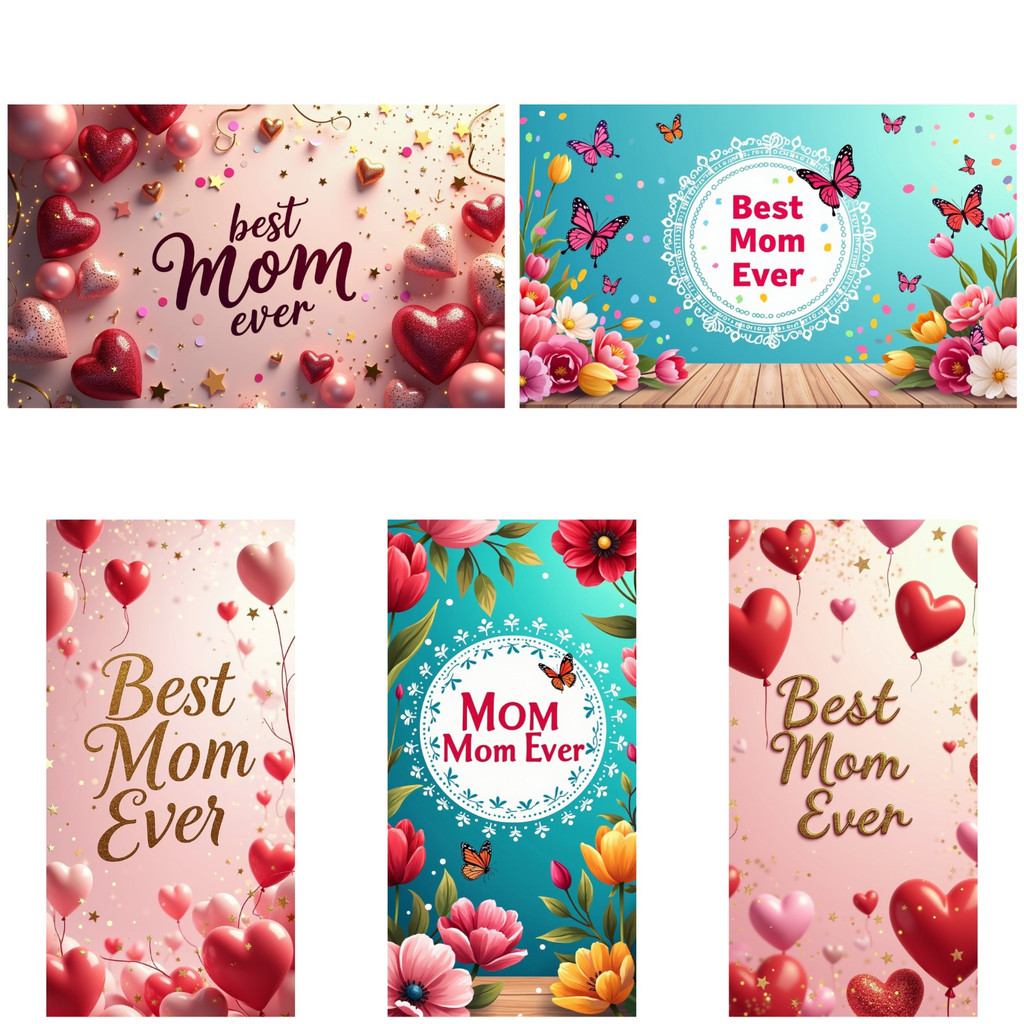 Best Mom Ever Banner,Happy Mothers Day Banner for Mothers Day ...