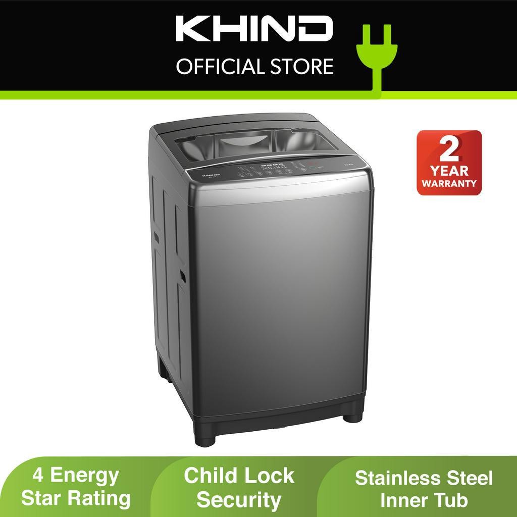 Khind Mesin Basuh Automatik | Fully Auto Washing Machine (12KG) WM120A ...