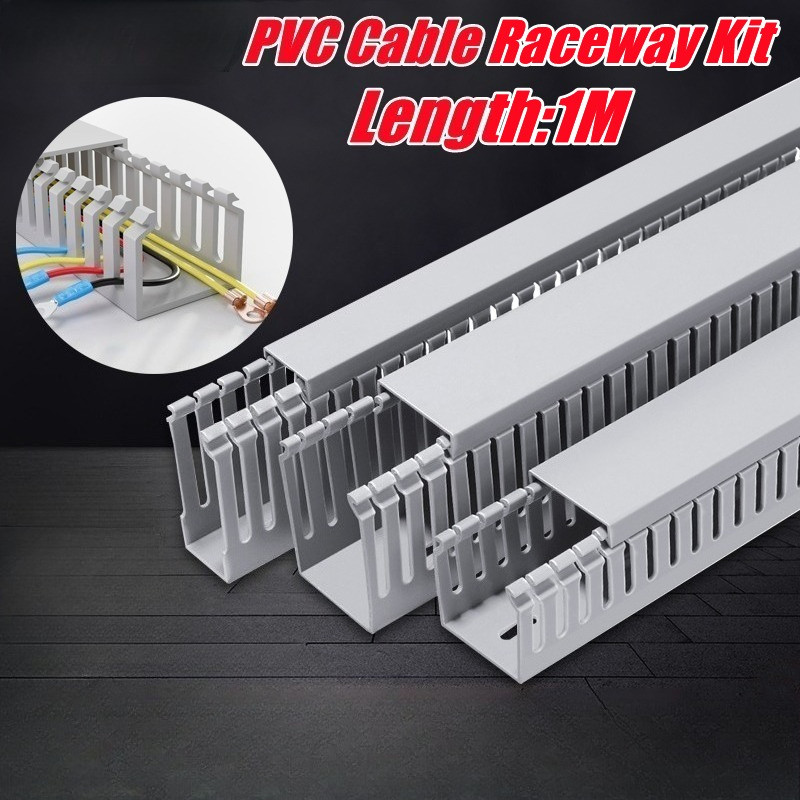 PVC Cable Tray Duct Slotted PVC Cable Trunking Wire Duct Cable ...
