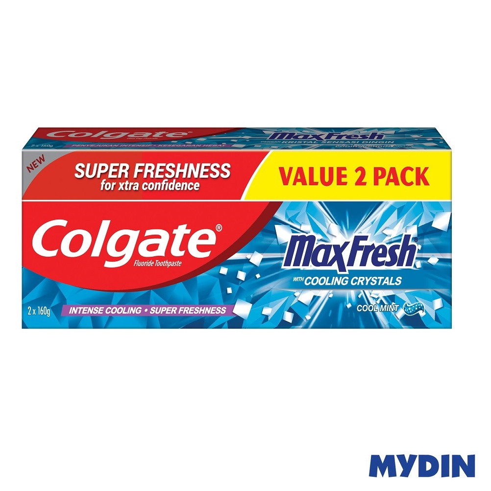 Colgate Toothpaste Max Fresh (2 x 160g) | Shopee Malaysia