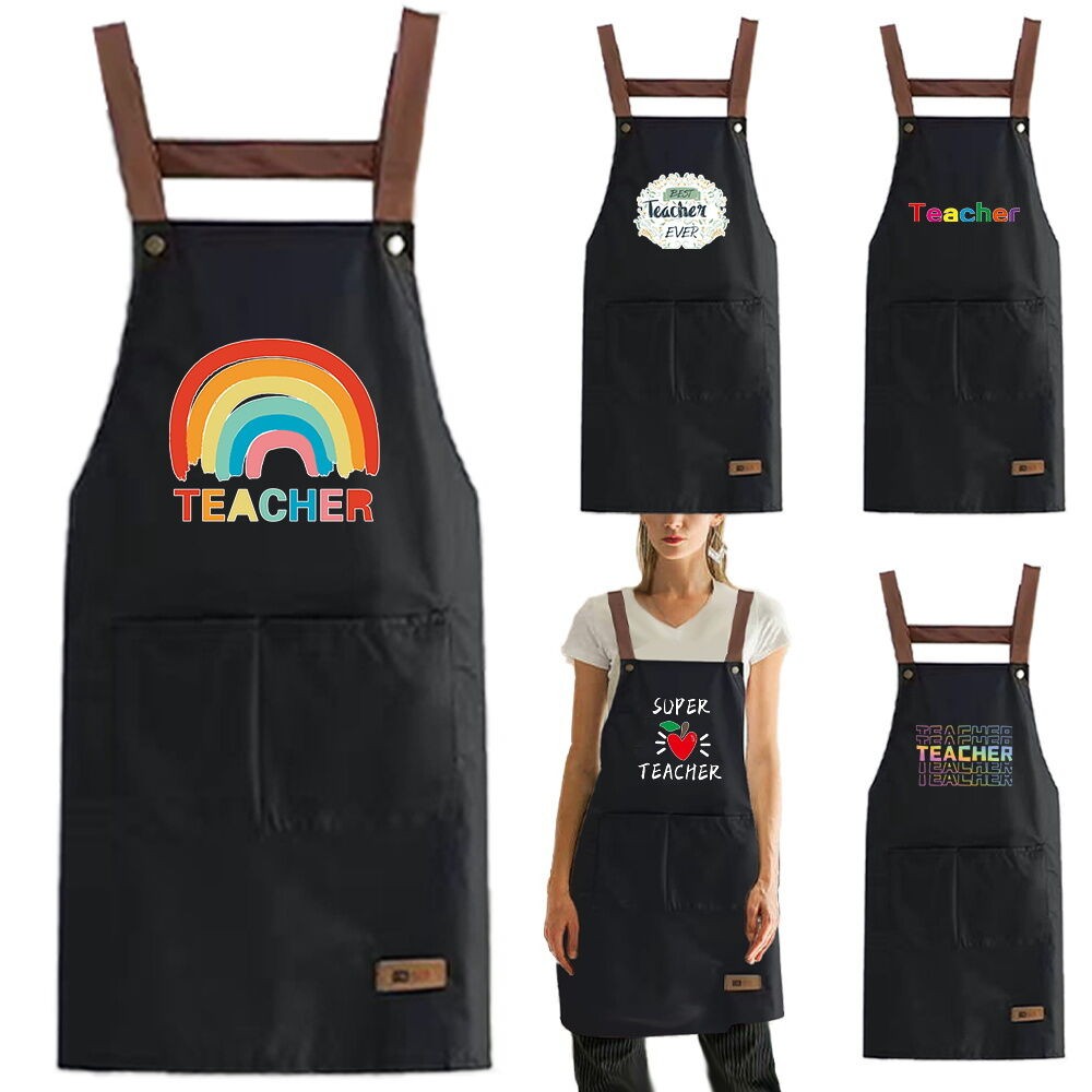 Teacher's Day gift new apron Easy-to-clean backless apron practical ...