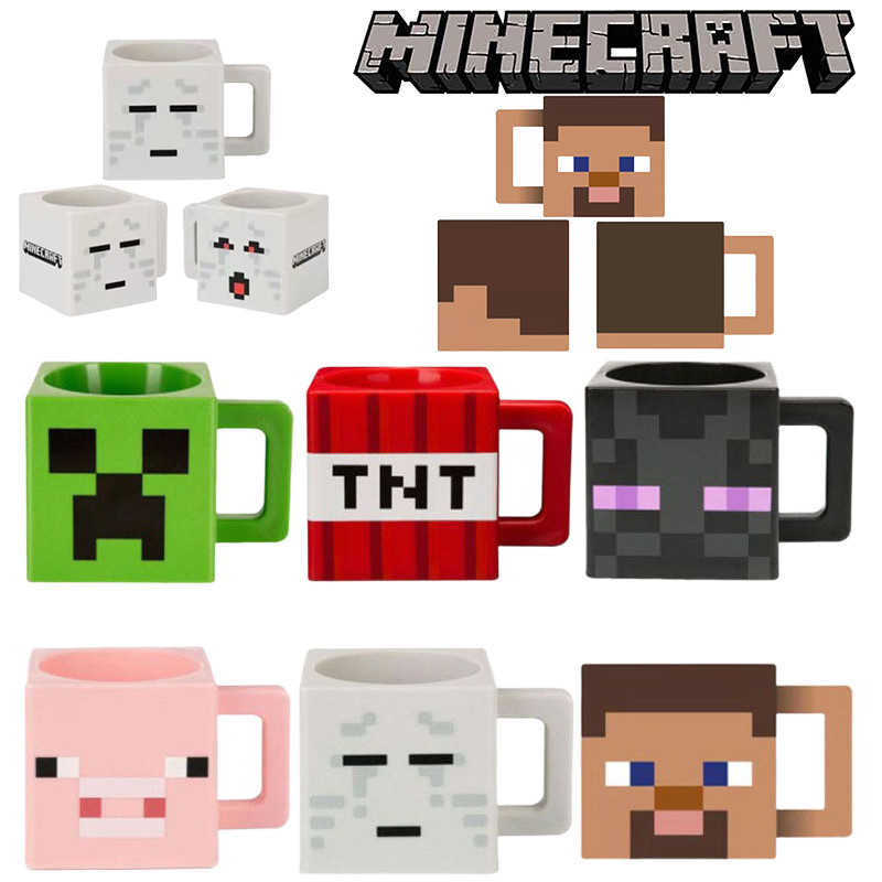Minecraft Periphery PP Plastic Mugs for Kids Gifts Minecraft Creeper ...