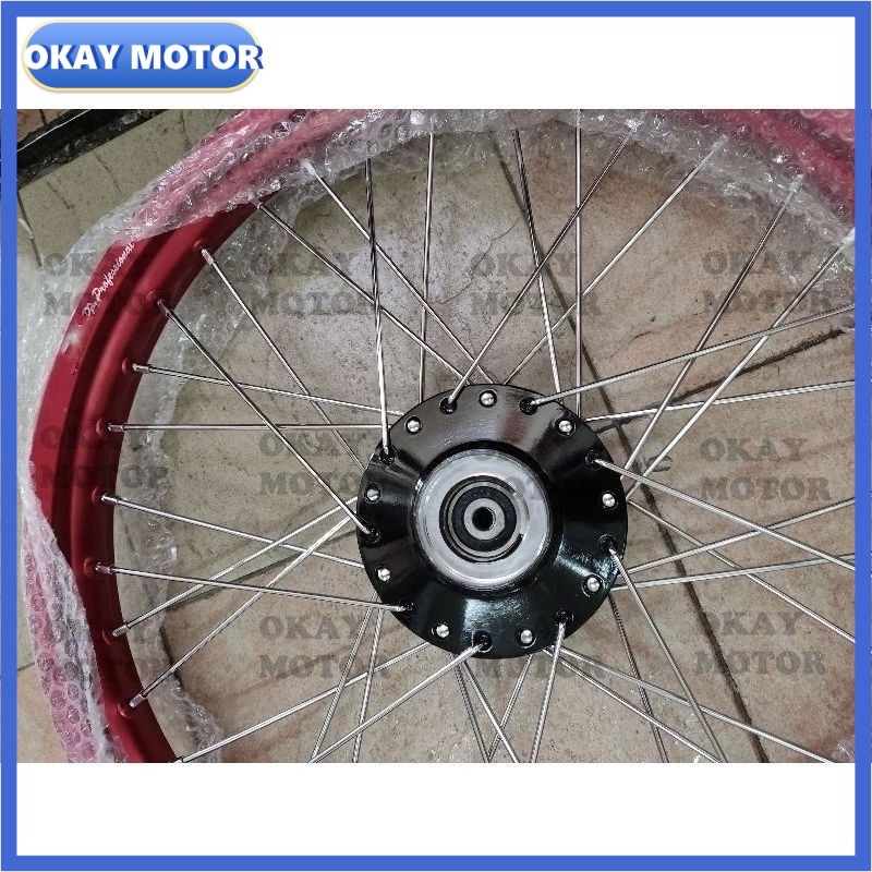 RED MERAH rim set yamaha 125 125z 125zr y125 y125z y125zr z zr y black ...