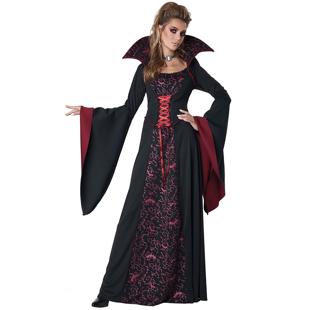 Scary Female Devil's Queen Vampire Cosplay Uniforms Ghost Halloween ...