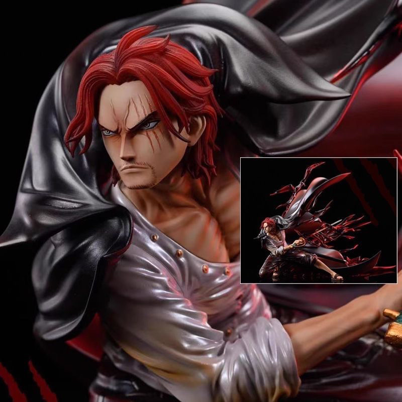 One Piece Series IU Overlord Color Four Emperors Squatting Posture Red ...