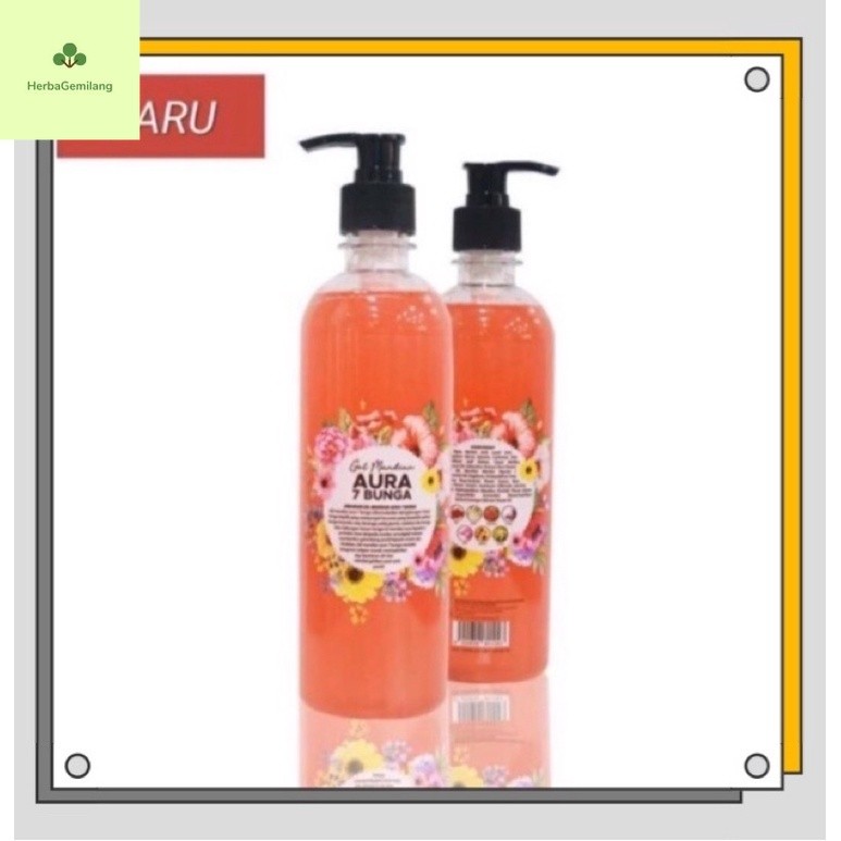 💯 Original HQ™ Gel Mandian Aura 7 Bunga Dherbs 500ml | Shopee Malaysia