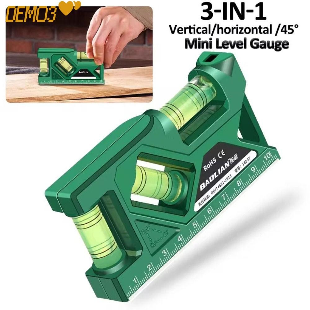 [DEMO3] Mini Protractor, Horizontal & Vertical Measure Pocket Magnetic ...