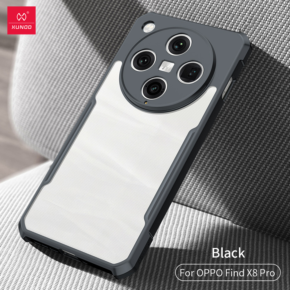For OPPO Find X8 Pro Case XUNDD Dropproof Airbags TPU PC Laser Pattern ...