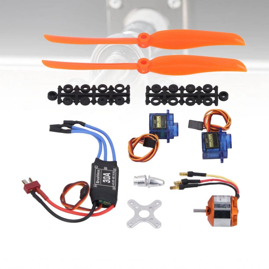 Superparis RC Airplane Motor Kit Aircraft Accessories SG90 Micro Servo ...