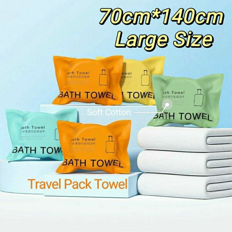 Bath Towel Thickened and Large Disposable Portable Non woven Bath Towel ...