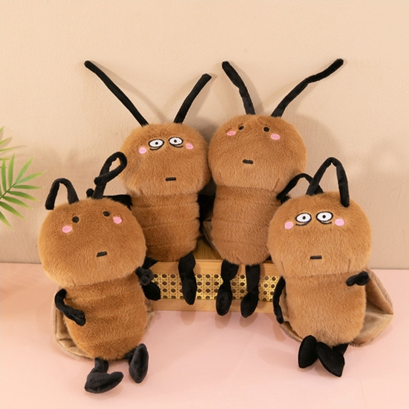 Funny Cockroach Plush Doll Cute Little Strong Plush Toy Sleeping Pillow ...