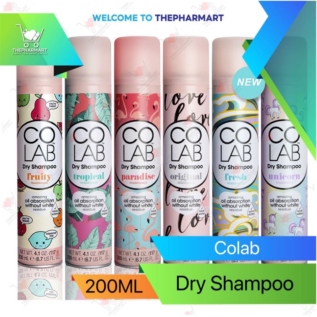 Colab Dry Shampoo Spray (200ML) | Shopee Malaysia