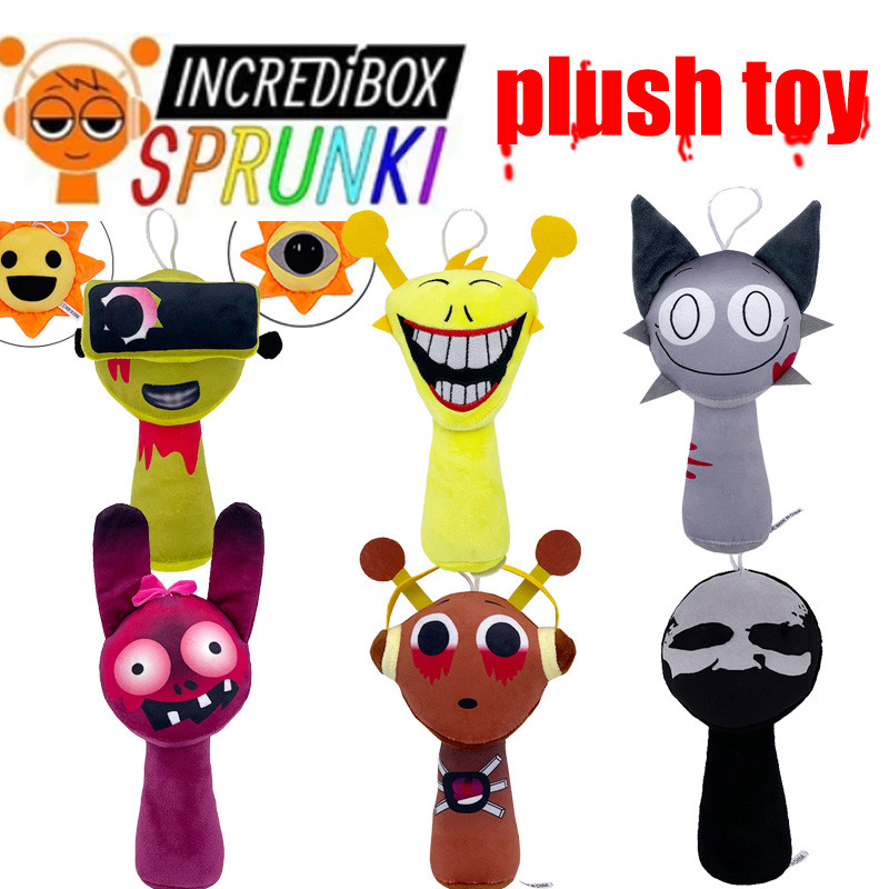 Stuffed Dolls Sprunki Toy Horror Form Plush Toys Incredibox Sprunki ...
