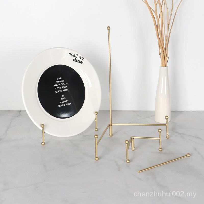 Original Simple Porcelain Plate Clock Bracket Decorative Seat Rack ...