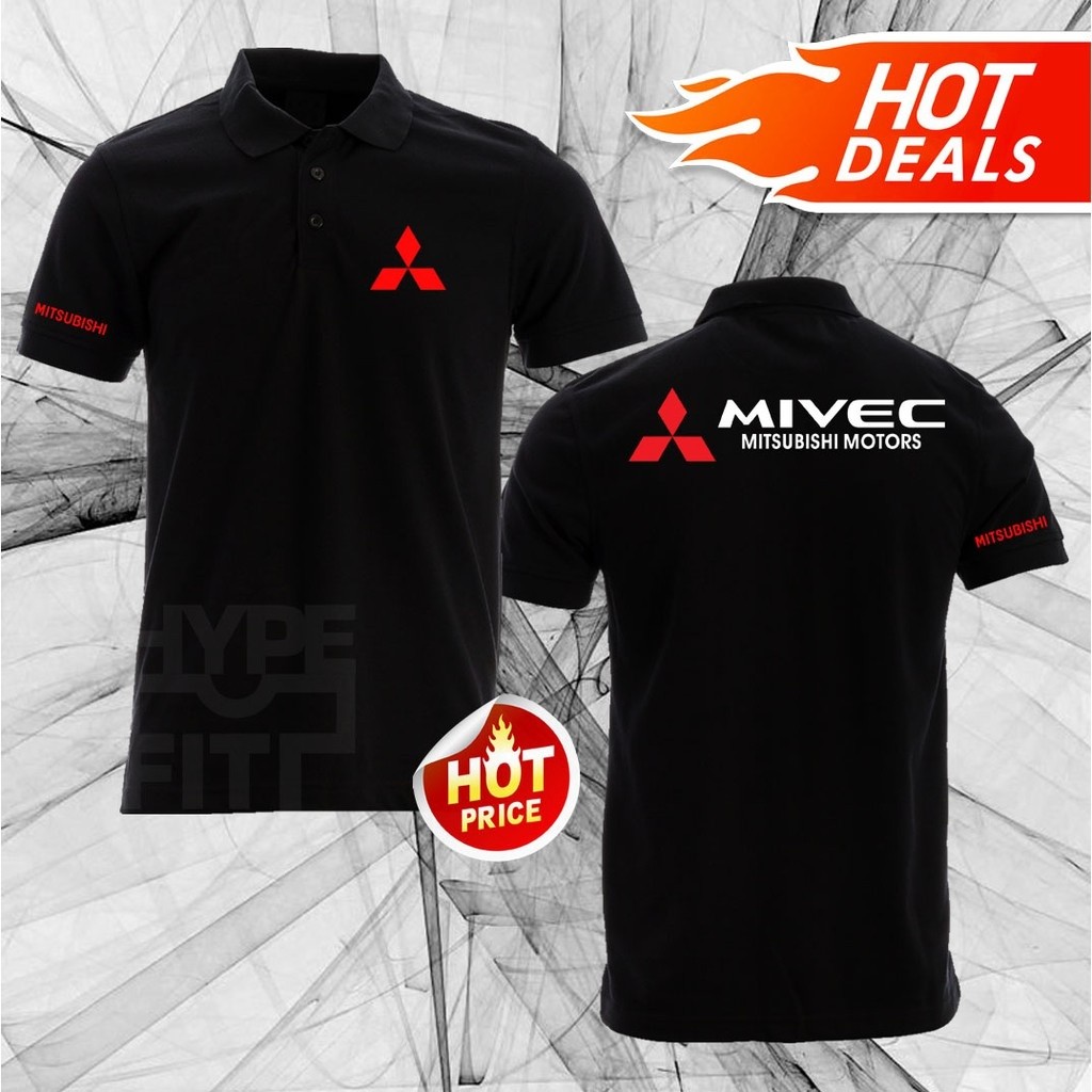 2023 newNEW Mivec Mitsubishi Motors Lancer Ralliart Evolution Logo Polo ...