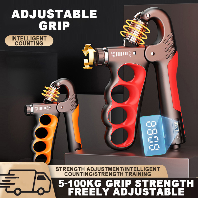 Adjustable Electronic Counter Grip Strength Training Finger Wrist ...