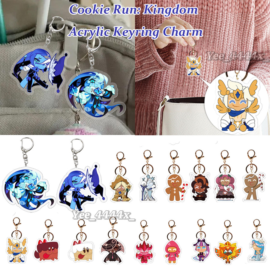 Cookie Run: Kingdom Keychain Game Peripheral Shadow Milk Cookie Keyring ...
