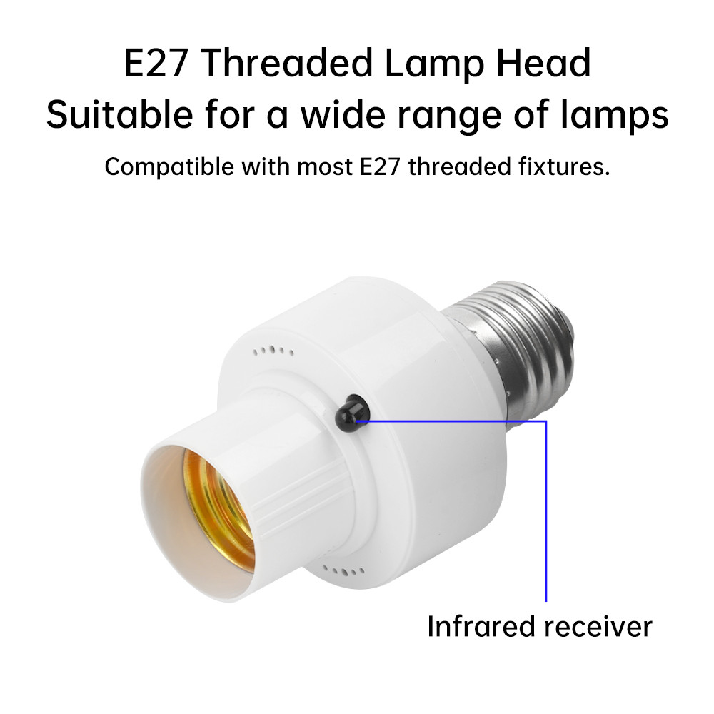 Wireless Remote Control E27 Lamp Holder Suitable for Living Room ...