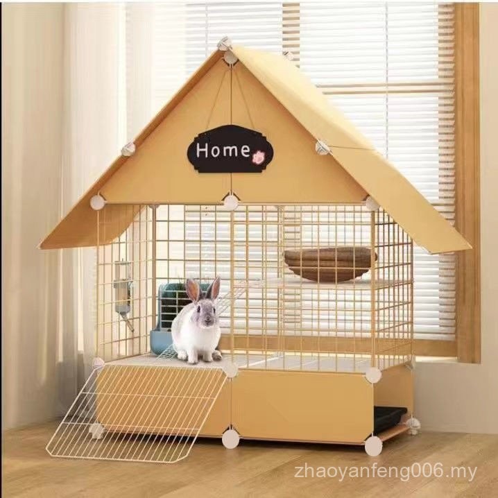 [1193 People Praise] Rabbit Cage Household Guinea Pig Hamster House ...
