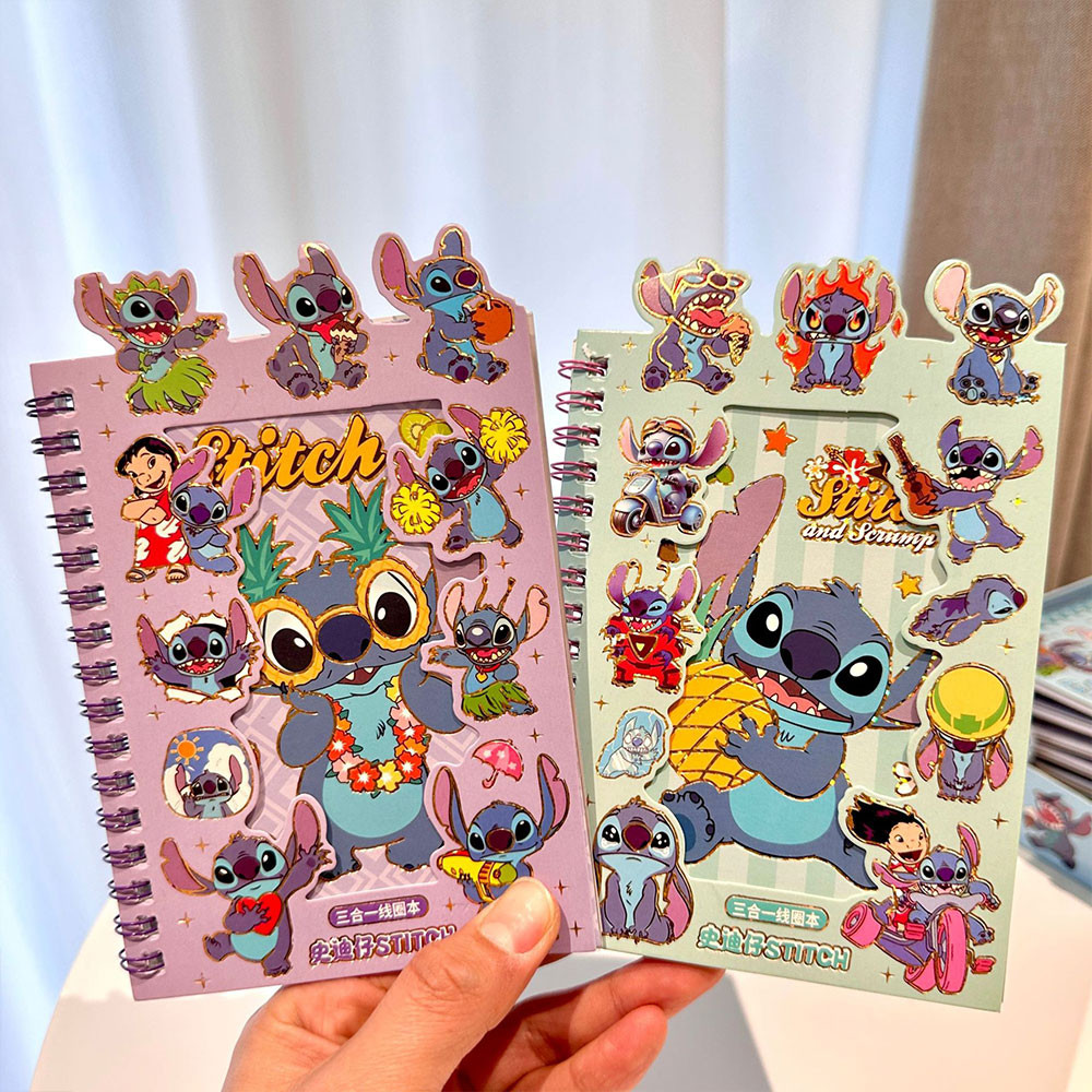 Stitch Journal Set - Bundle with Stitch Spiral Notebook Stitch Diary ...