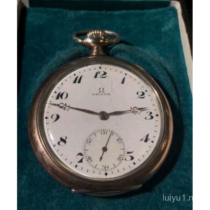 Jam Tangan Poket Mekanikal Perak Antik OMEGA Diameter 5.1 dengan ...