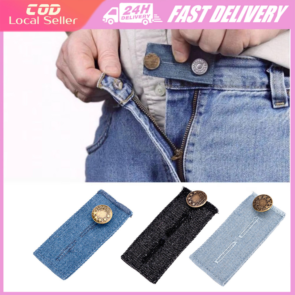 Multi Use Denim Extenders Elastic pants extension Buttons Unisex ...