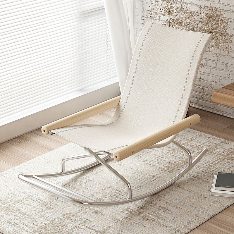 Portable Rocking Chair Reinforced Lazy Home Folding Sofa Chair Outdoor ...