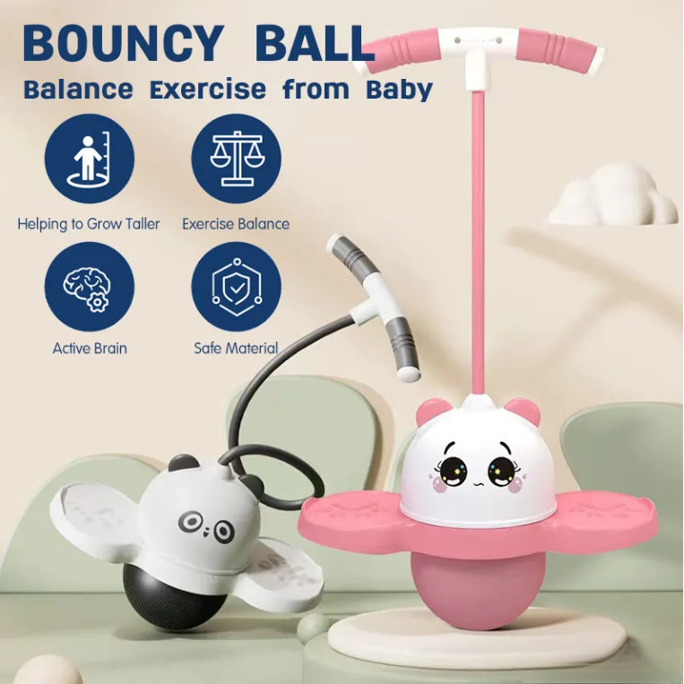 Children Skipping Rope Panda Jumping Ball Sensory Training Equipment ...