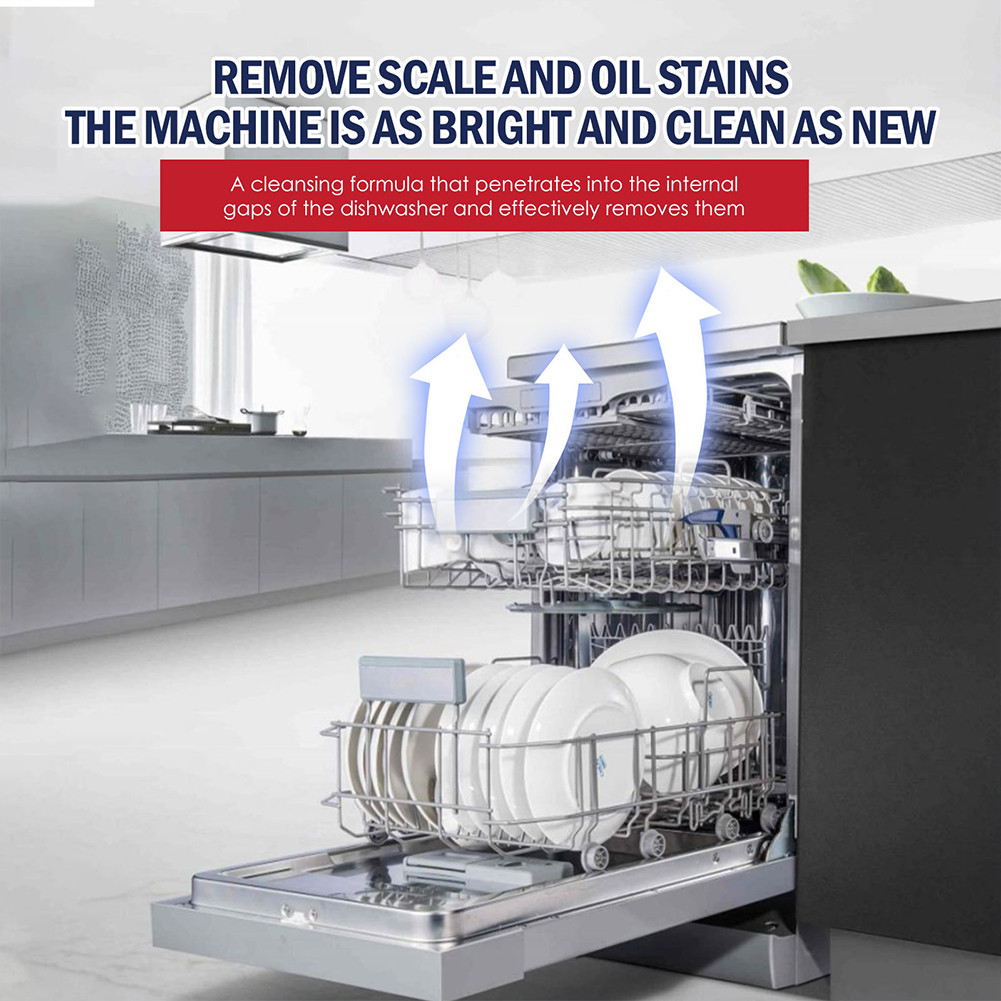 10pcs Powerful Cleaning Dishwasher Tablets Removes Scale and Limescale ...