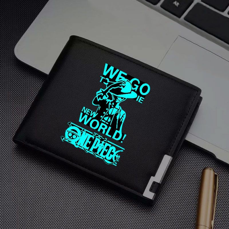 [Ready Stock] One Piece Luminous Wallet Men Women Short Student Youth ...