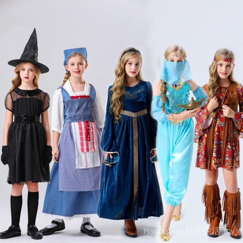 24 Hours Delivery Halloween cosplay Witch Elf Hippie Vampire Little Red ...