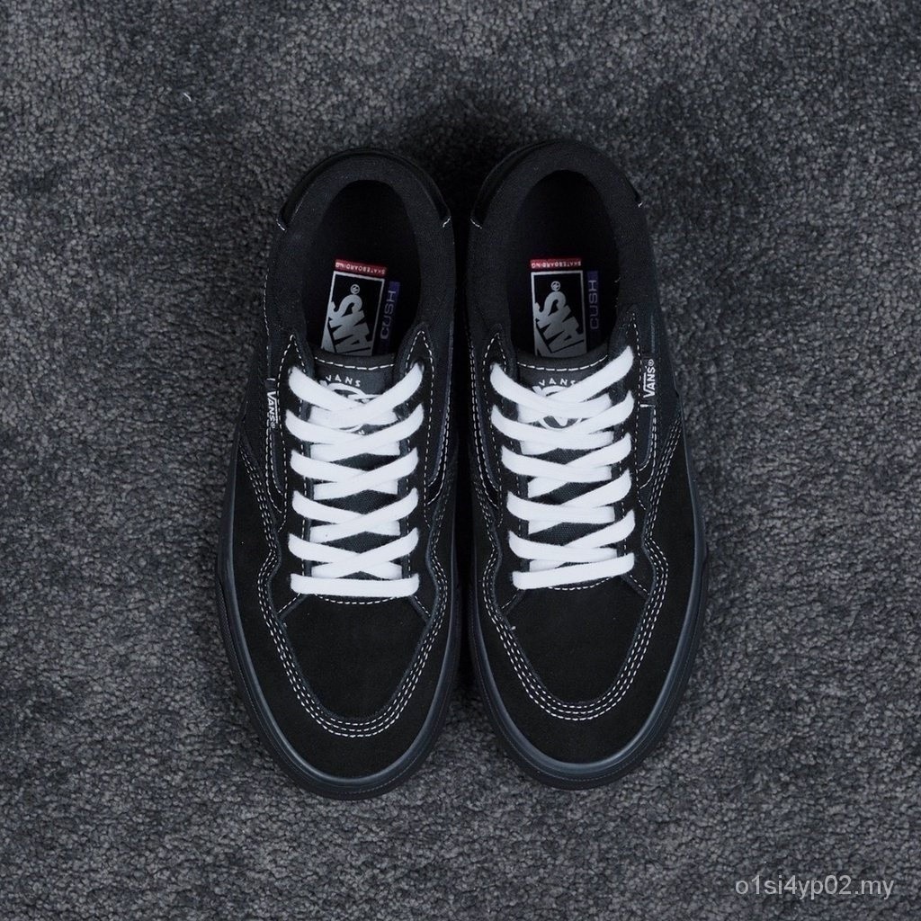 Obvx Vans skate Rowan pro Black Knight kelabu mentah getah gaya ...