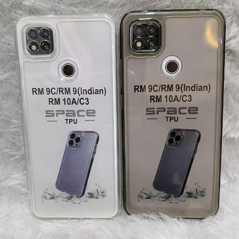 HP Softcase Casing SPACE TPU Redmi 9C/Redmi 10A Transparent Silicone ...
