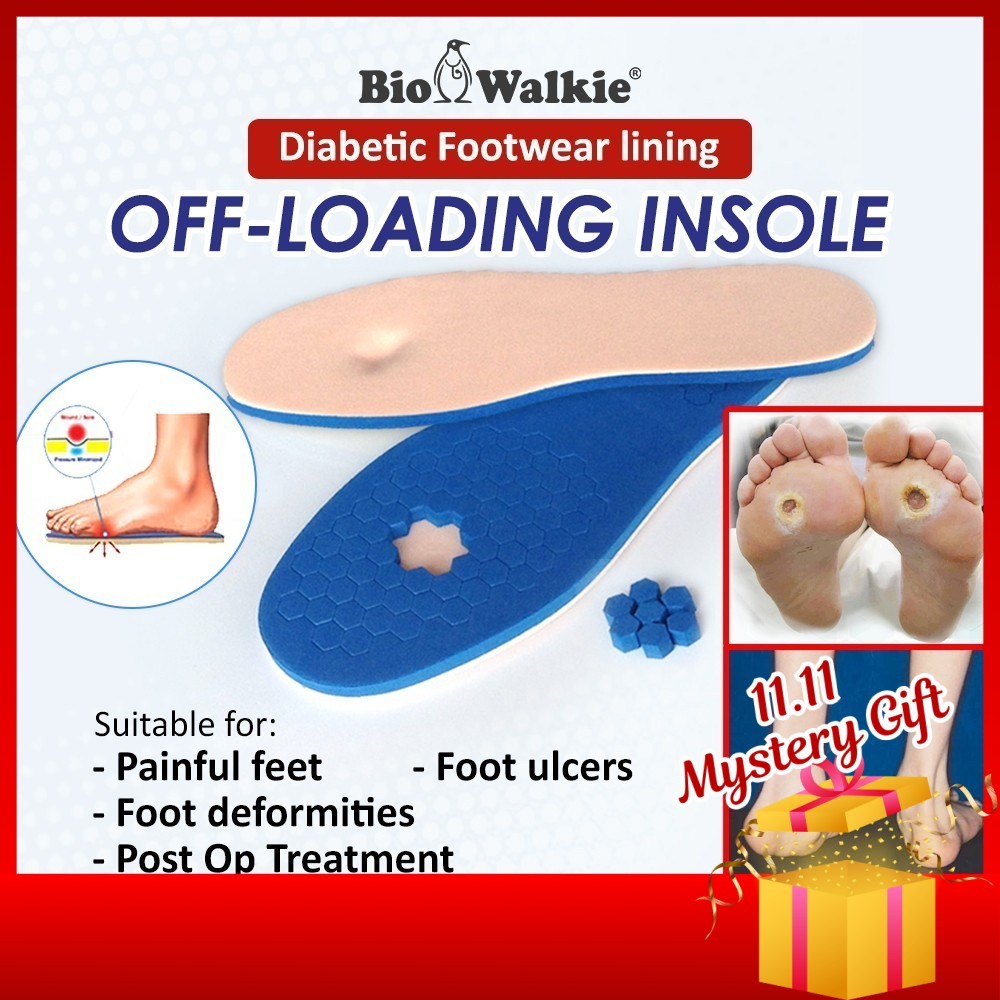 Off-Loading Insole Off load padding diabetes insole wound post diabetic ...