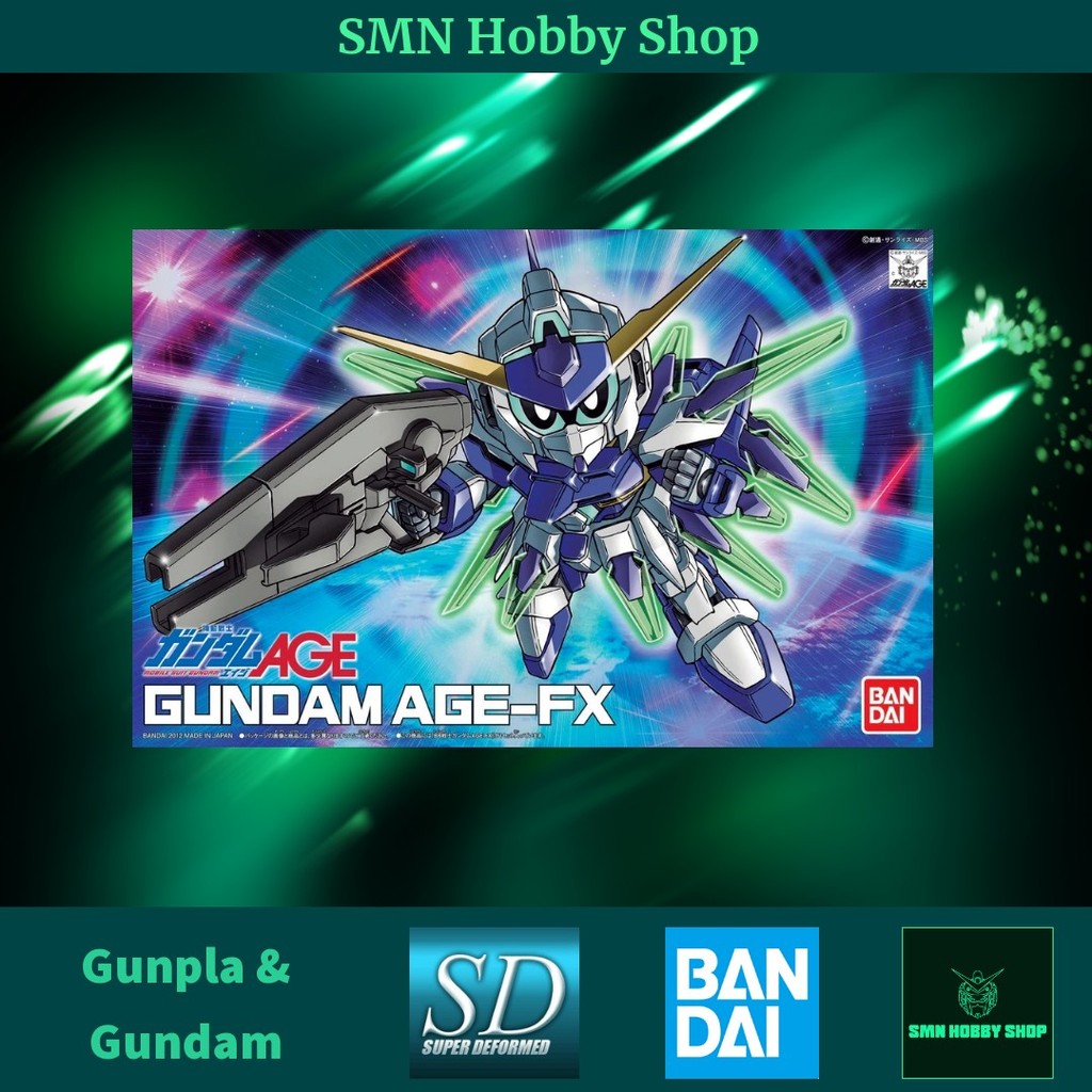 SDBB Super Deformed Gundam Age-FX 376 Gunpla Gundam Toys Plastic Model ...