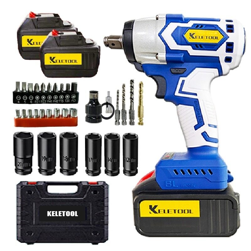 Impact wrench heavy duty Powerful Brushless torque wrench cordless ...