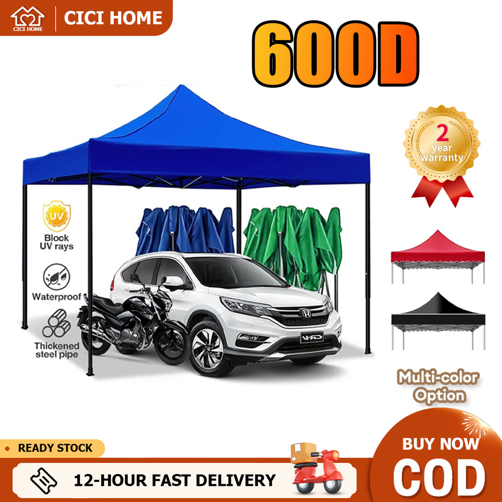 【Ready Stock】Roof Night Market Canopy Camping Tent Khemah Canopy Frame ...