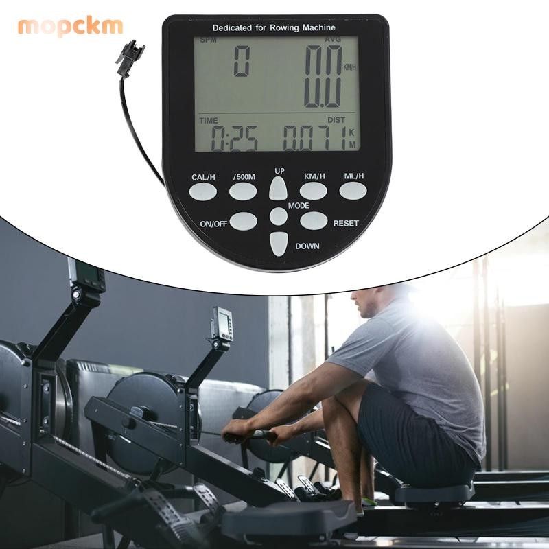 [mopckm] Water Resistance Rowing Machine, Counter, Timer Meter for Time ...