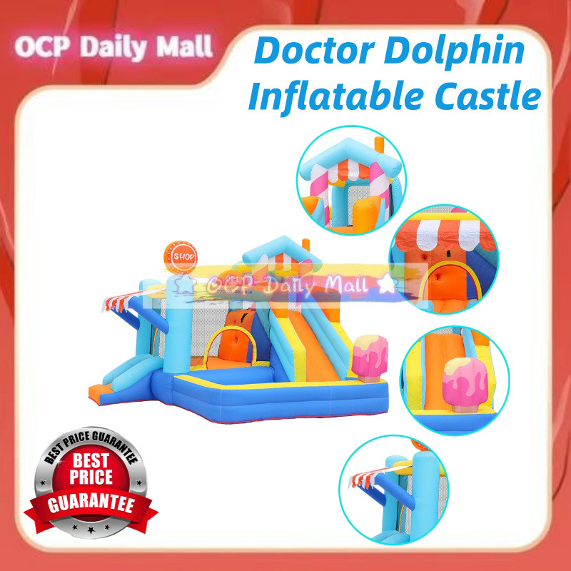 Doctor Dolphin Inflatable Castle | Kids Trampoline & Slide | Indoor ...