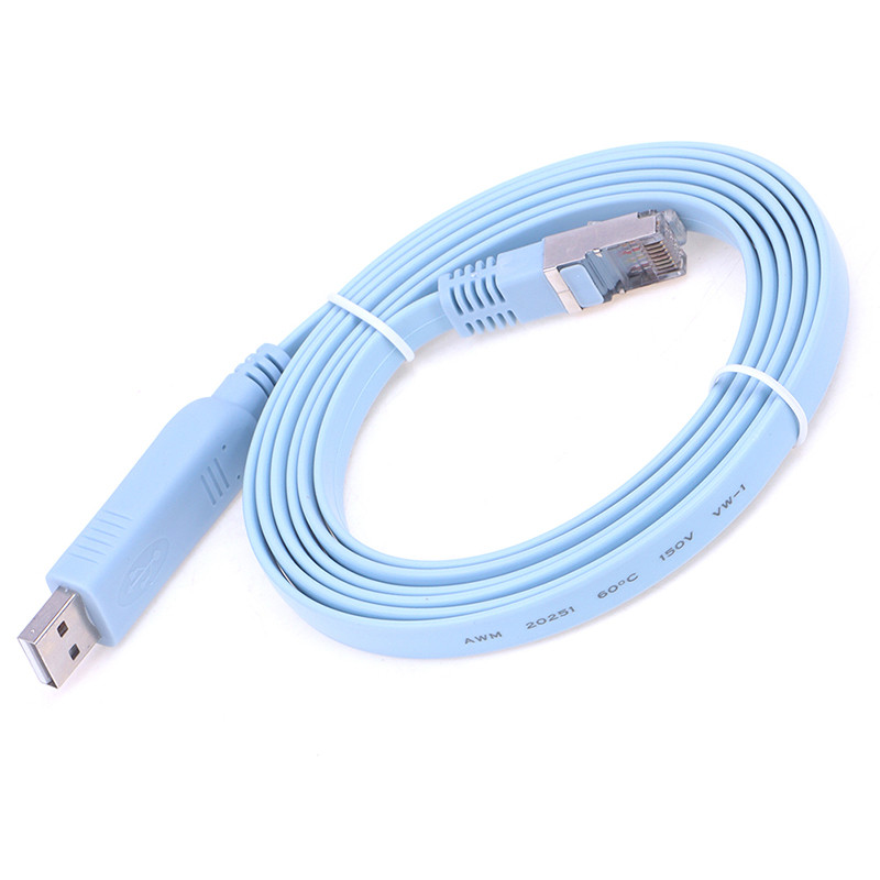 [Bli] 1.8M USB To RJ45 USB To RS232 Serial To RJ45 CAT5 Console Adapter ...