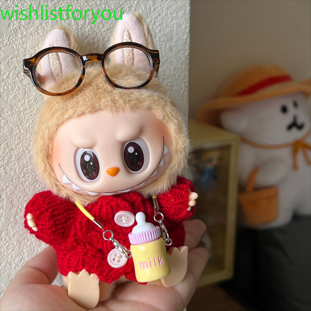 For Labubu v2 pendant baby clothes sweater glasses bottle satchel ...