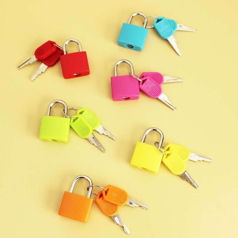 Candy Color Mini Lock Padlock Student Preschool Teaching Aids Small ...