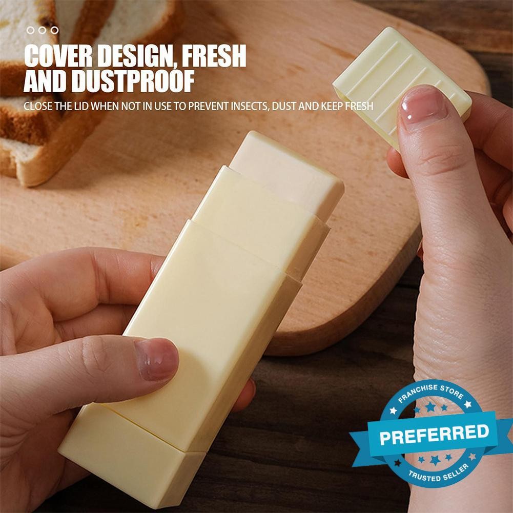 Butter Stick Holder Spreader Storage Container Corn Bread Bagel Toast ...