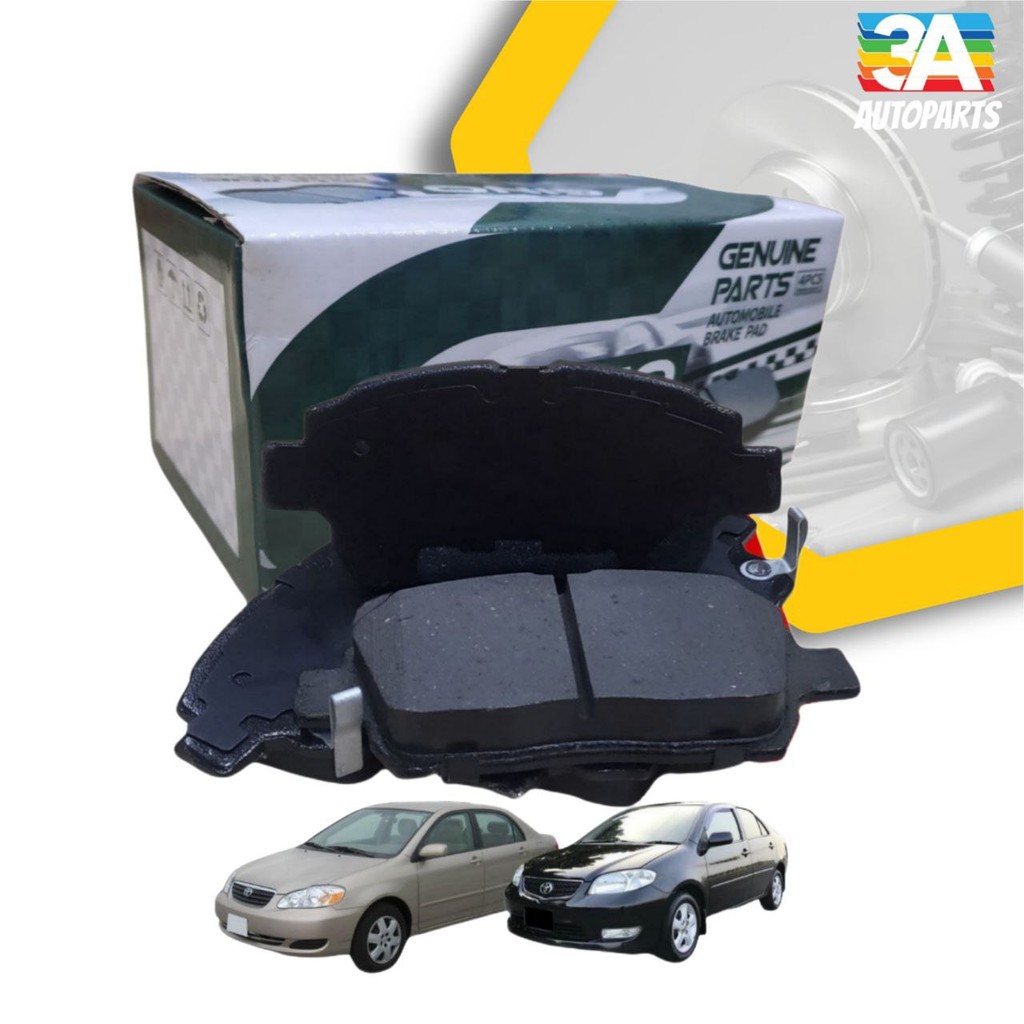 🚨 GINO 🚨 BRAKE PAD FRONT & REAR FOR TOYOTA VIOS ALTIS ZZE121 / TOYOTA ...