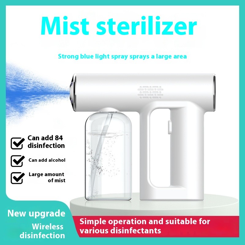 2025 New Model Nano Mist Disinfection Gun Handheld Wireless Spray Gun ...